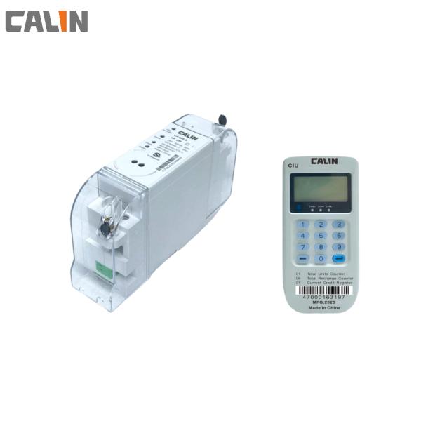 Quality 35mm Keypad Prepaid Din Rail Power Meter High Accuracy With RF Communication for sale