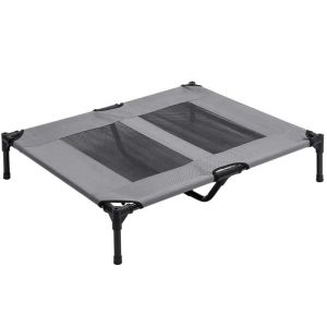 Quality BSCI Breathable Medium Elevated Dog Bed 1680D PVC Waterproof for sale