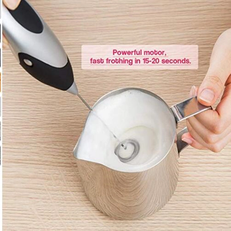 Handheld Milk Frother Electric Coffee Mixer Cappuccino with Stand