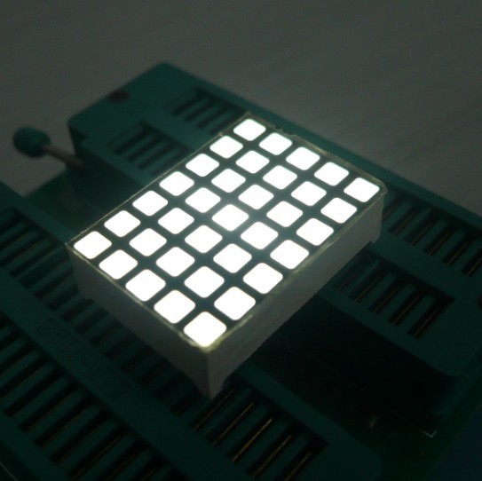 Quality White 5x7 Dot Matrix LED Display High Efficiency Programmable LED Display for sale
