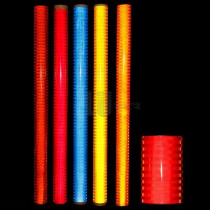 Quality Red Prismatic EGP Reflective Sheeting Vinyl For Eco Solvent UV Printing for sale