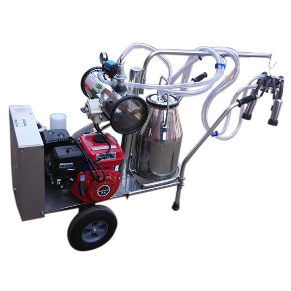 Quality 50KPa Single Bucket Trolley Milking Machine With Gasoline Engine for sale