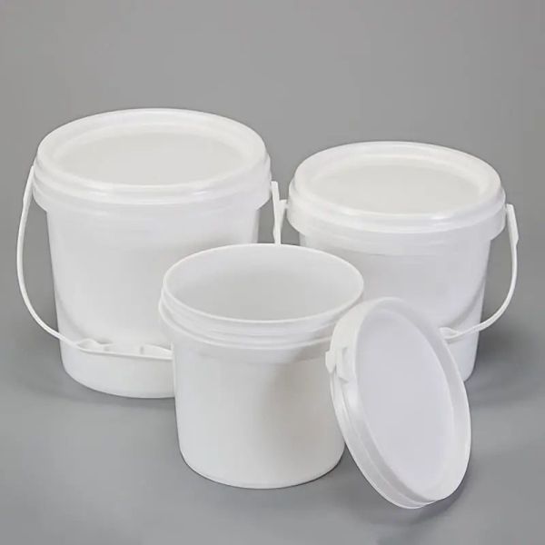 Quality Customized Logo Durable Reusable Latex Paint Pail With Lid 8000ml for sale