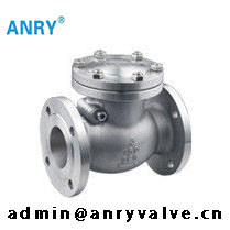 Quality Stellite Overlay Disc Check Valve Flange Type API 6D WCB CF8 CF8M Body for sale