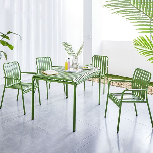 Quality Aluminum Metal Patio Terrace Balcony Leisure Chair and Table Set Outdoor Armchairs for sale