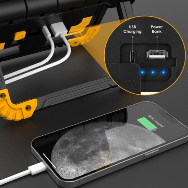 Quality Rechargeable Portable LED Work Light with 2000 Lumens 360 Degree Rotation and for sale