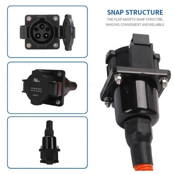 Quality 1M Cable TYPE1 SAE J1772 American Standard EV Charging Socket for Repair for sale