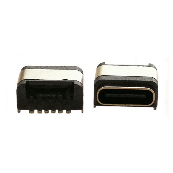 Quality IP67 Waterproof USB Connector 6pin horizontal surface mount USB Type C Female for sale