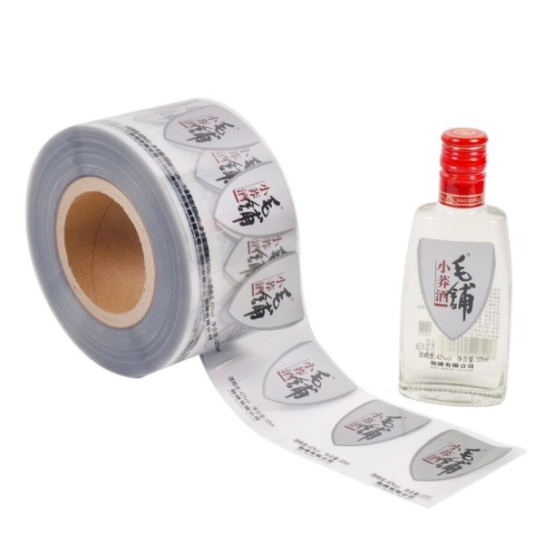 Quality Transparent Sticker Vinyl Sticker Labels Waterproof  Adhesive Label Paper for sale