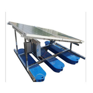Quality Lake Solar Paddle Wheel Aerator Stainless Steel 50m2 Fountain Aerator For Pond for sale