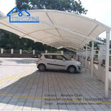 Quality Sail Shade Car Awning Tent Architectural Cantilever Shade Parking Shade for sale