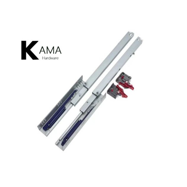 Quality Push to Open 3- Fold Full Extension Under Mounted Slide with Front Clips for sale