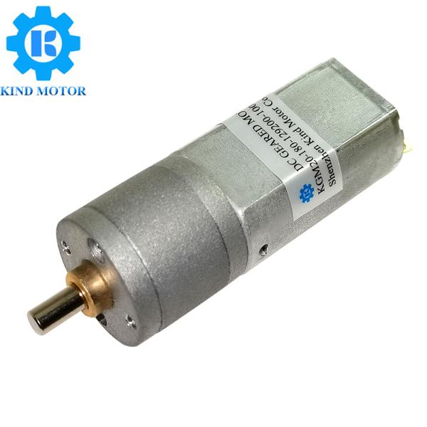 Quality 20mm 12v Gear Reduction Motor , Metal Brushed Pmdc Geared Motor for sale