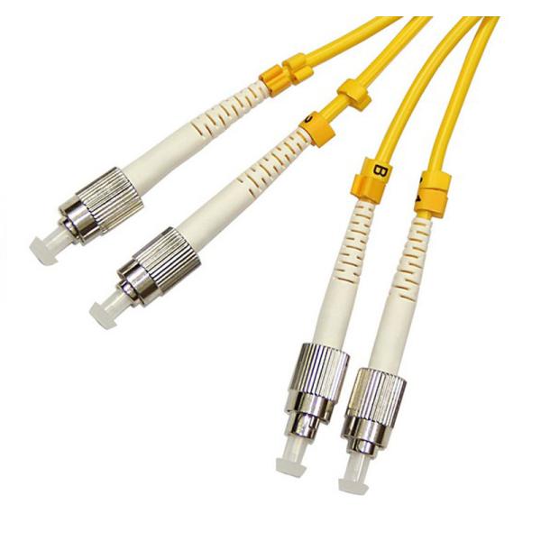 Quality FC APC Fiber Optic Patch Cables Single Mode LSZH 0.35dB Insertion Loss for sale