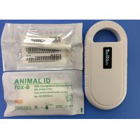 Quality RFID ISO Transponder Microchip 6 Stickers With Reusable Injector 2.12*12mm Injectable Transponders for sale