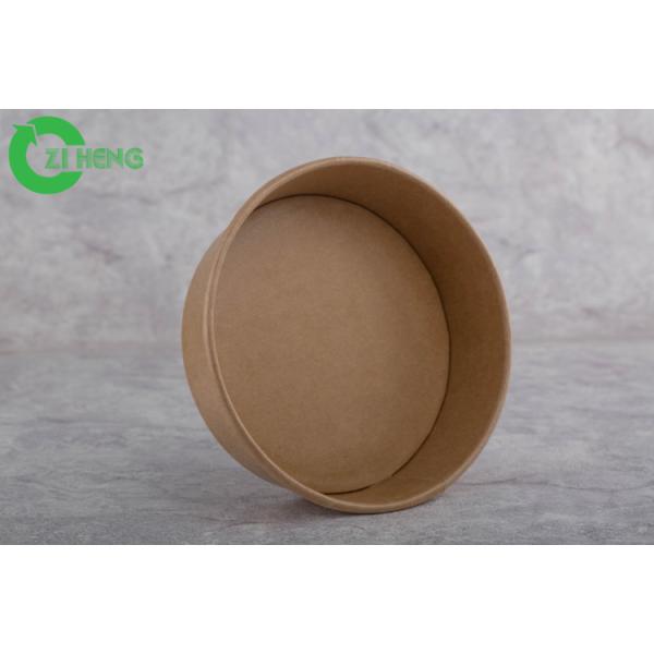 Quality Environmentally Friendly Take Away Custom Logo Printed Disposable 500ml Kraft for sale