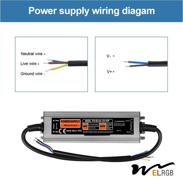 Quality IP67 Smps Transformer LED Strip Light Parts 200W Switching Power Transformer for sale