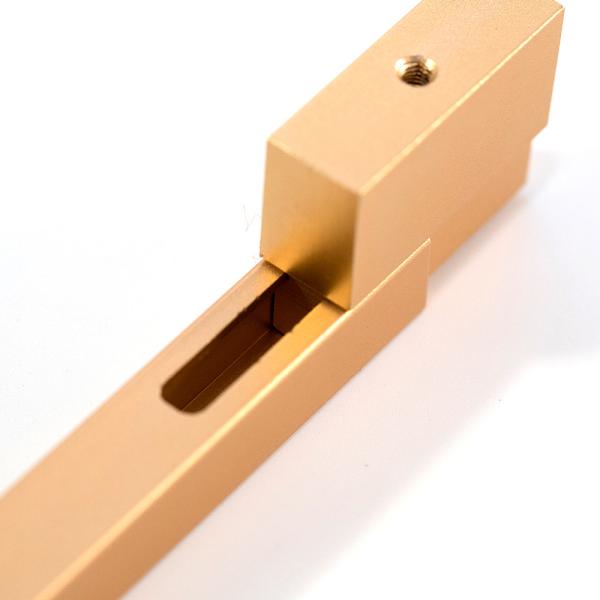 Quality Luxury Kitchen Furniture Hidden Pull Handles 160mm Aluminium Drawer Handles for sale