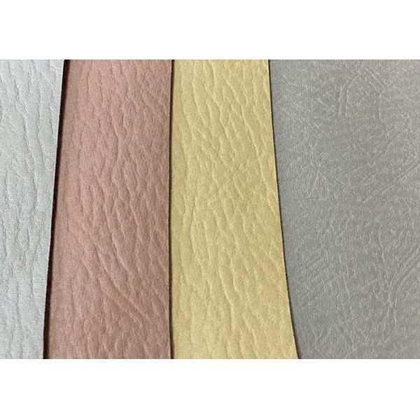 Quality PVC Eco Friendly Upholstery Fabric Faux Leather Anti Mildew for sale