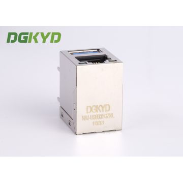 Quality 2x1 Stack RJ45 USB Connector Combo Jack W / USB 3.0 1-1909119-4 RoHS Compliance for sale