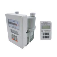 Quality Aluminium IP67 Diaphragm 0.7Bar Prepaid Gas Meter With UIU And AMI System for sale