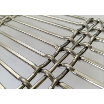 Quality Decorative Facade Architectural Woven Wire Mesh Ginning Weaving Flexibility for sale