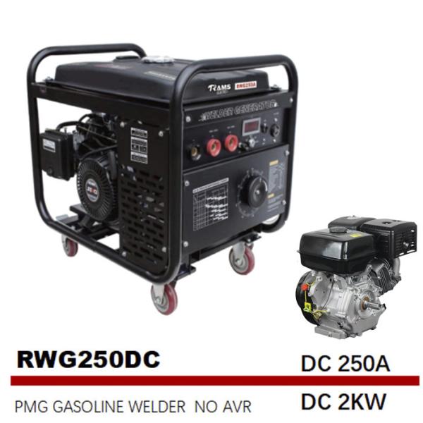 Quality DC 2kw Petrol Arc Engine Driven Welders 250A Welding Generators for sale