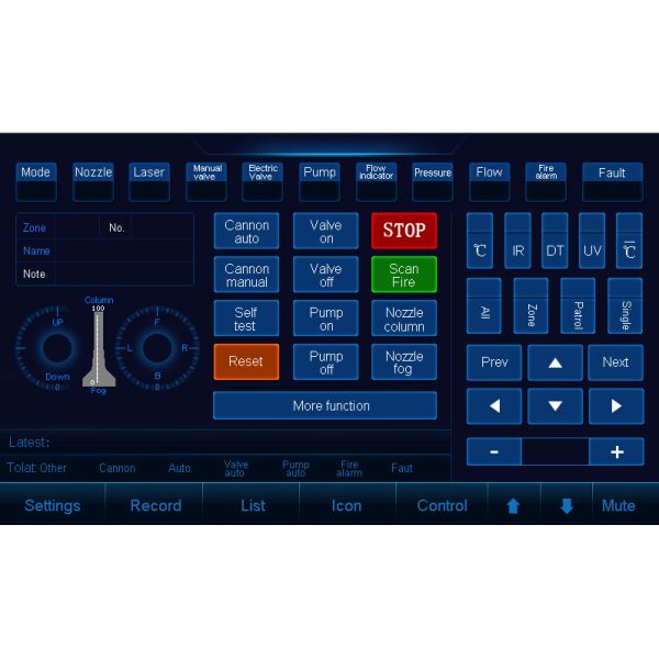 Quality 10L/S Water Cannon Fire Suppression System Automatic Tracking And Targeting for sale