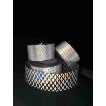 Quality Silver Heat Transfer Reflective Tape On Fabric Customized Pattern for sale