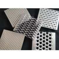 Quality Traction Tread Plank Grating Dimple Perforated Slip Resistant Metal Floor Plate for sale
