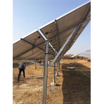 Quality Boyue Carbon Steel Aluminum Alloy Single Column Piling Ground Mounting System for sale