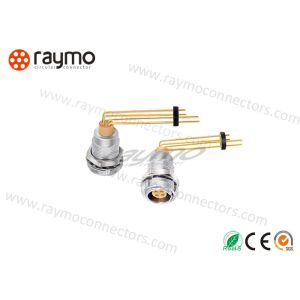Quality Audio Vedio Cable ECG EGG Circular Push Pull Connectors 90 Degress for sale