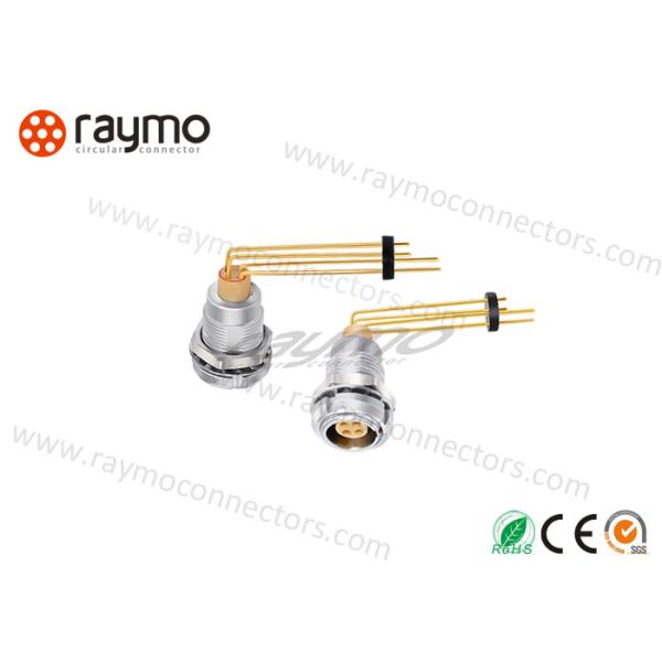 Quality Audio Vedio Cable ECG EGG Circular Push Pull Connectors 90 Degress for sale