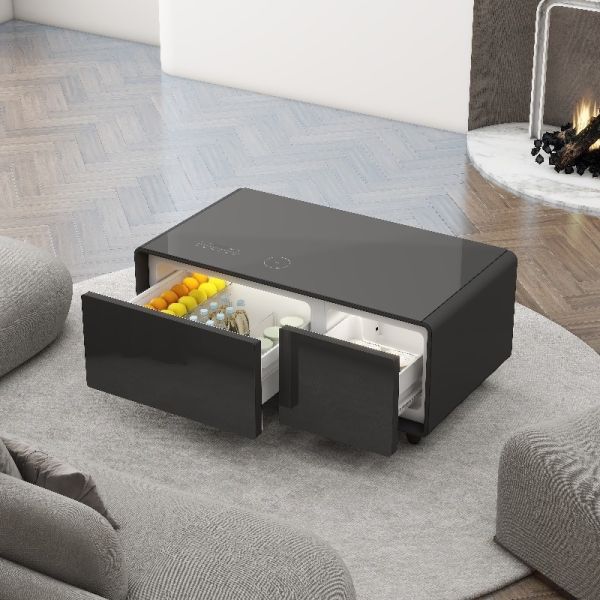 Quality Refrigeration Type Compressor Refrigerator Smart Coffee Table for Home Living Room for sale