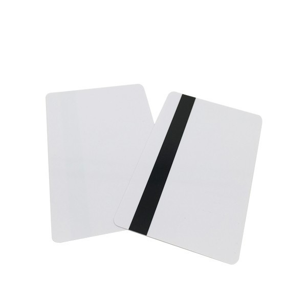 Quality CR80 30mil PVC Blank Magnetic Stripe Card Thermal Transfer Printable for sale