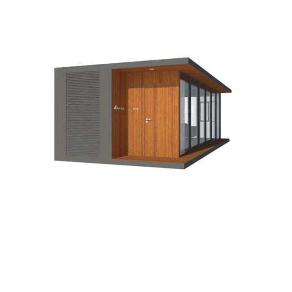 Quality Gray Prefab House Prefabricated With One Bedroom Prefab Homes for sale