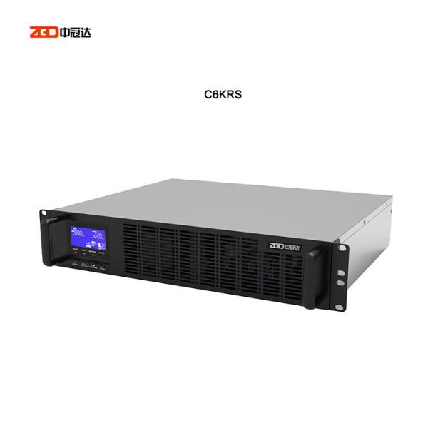 Quality 19 Inch Small Rack Mount UPS 1kva 2kva 3kva 6kva High Frequency Online Pure Sine Wave for sale