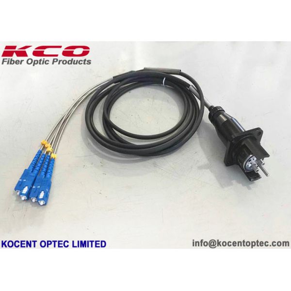 Quality Outdoor Military Grade IP65 Fiber Optic Patch Cord Tactical Fiber Connector for Harsh Environments for sale