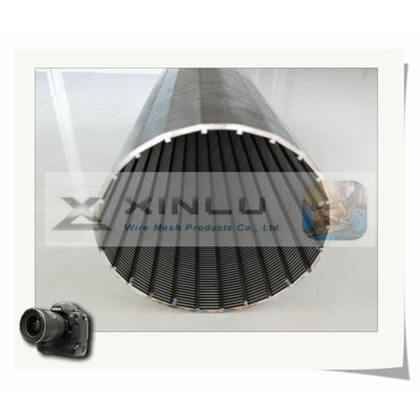 Quality Wedge Wire Water Well Screen Pipe 114mm Diameter Non Clogged For Dewatering for sale