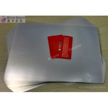 Quality Offset PVC Sheet Printing PVC Coated Overlay With Yellowing Resistance for sale