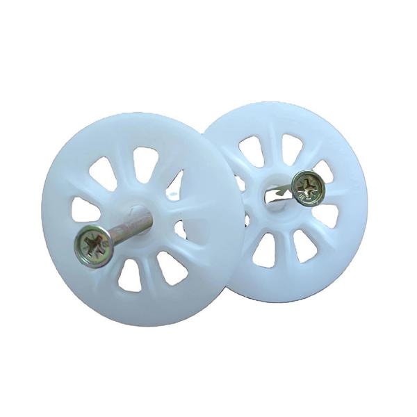 Quality Custom White Wall Insulation Anchor For Fixing Boards Spiral Shank Design Corrosion Resistance for sale