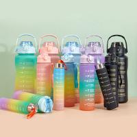 Summer Gradient Motivational 3 In 1 Water Bottle Set Leak Proof Water Bottle 40 china Summer Gradient Motivational 3 In 1 Water Bottle Set Leak Proof Water Bottle 40