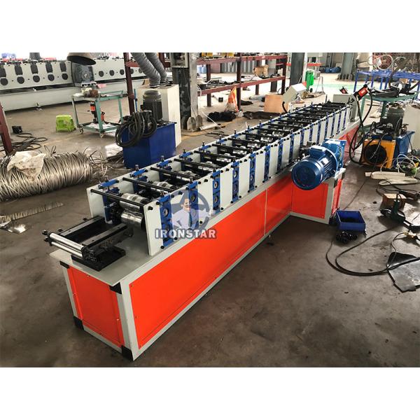 Quality “M Shape Shutter Door Roll Forming Machine Galvanized Steel Door Making for sale