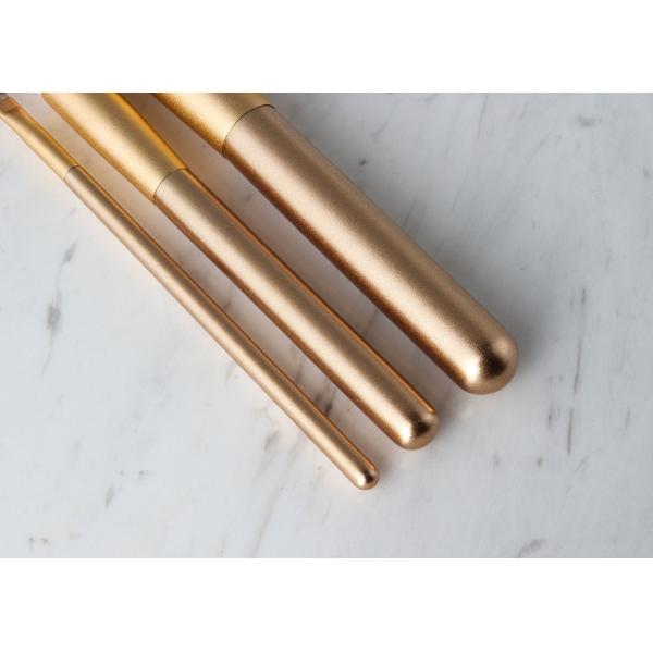 Quality Vonira Gold Synthetic Makeup Brushes 11pcs With Private Label for sale