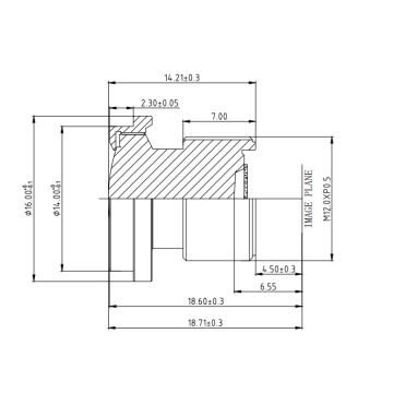 Quality 4.8 Mm EFL Camera Monitor System Lens With Sensor Size OX03F10 1920*1536 FBL/FFL for sale