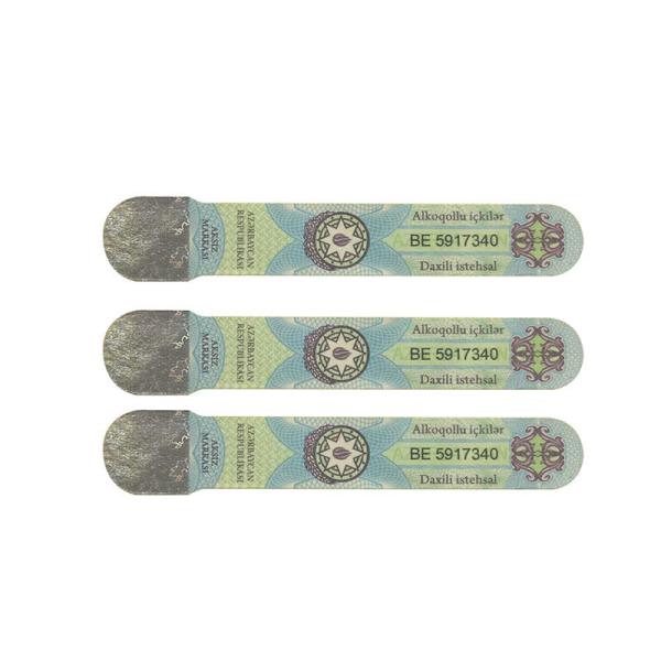 Quality Fluorescent Printing Wine Label Stickers Adhesive Security Tax Mark for sale