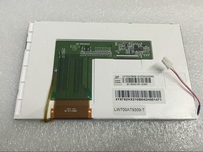 Quality Chi Hsin Innolux 7 Inch Car LCD Display model LW700AT9009  with 800*480 Pixels 250cd/m² Brightness and 60 Pin Connector for sale