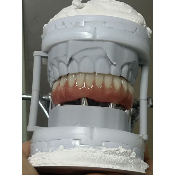 Quality Monolithic Zirconia Implant Bridge for Full Arch Restoration with CAD/CAM Precision for sale