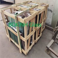 Quality AT154436 HITACHI Excavator Cab Right Side Position NO.8 Window Tempered Glass for sale