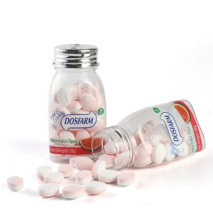 Quality Watermelon Flavor Sugar Free Mint Candy Compressed 12 Months Shelf Life for sale